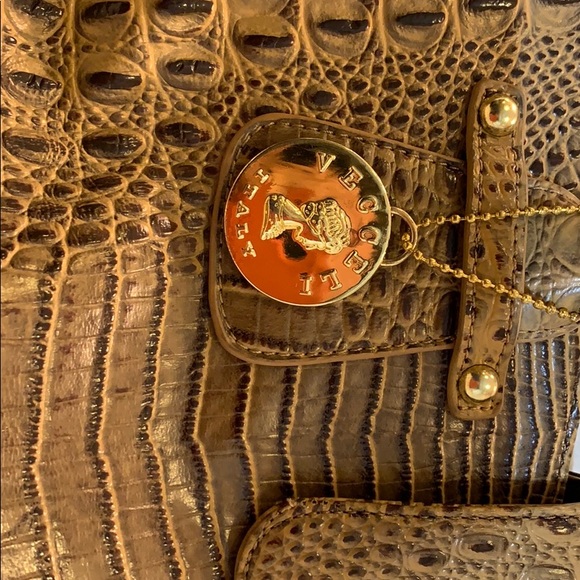 Vecceli Italy | Bags | Italian Genuine Crocodile Embossed Leather Purse ...